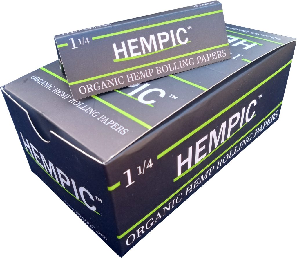 Hempic™ Organic Hemp Rolling Papers – 1 1/4 Size – 10 Pack - HEMPIC™